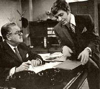 Ciaran Brown meets actor Derren Nesbitt